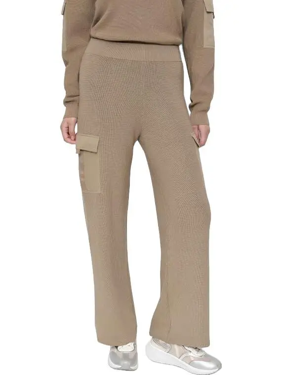Dkny Cargo Sweater Pants - Taupe