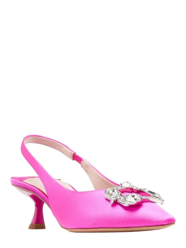 Kate Spade New York Renata Slingback Kitten Heel Pumps - Vivid Snapdragon