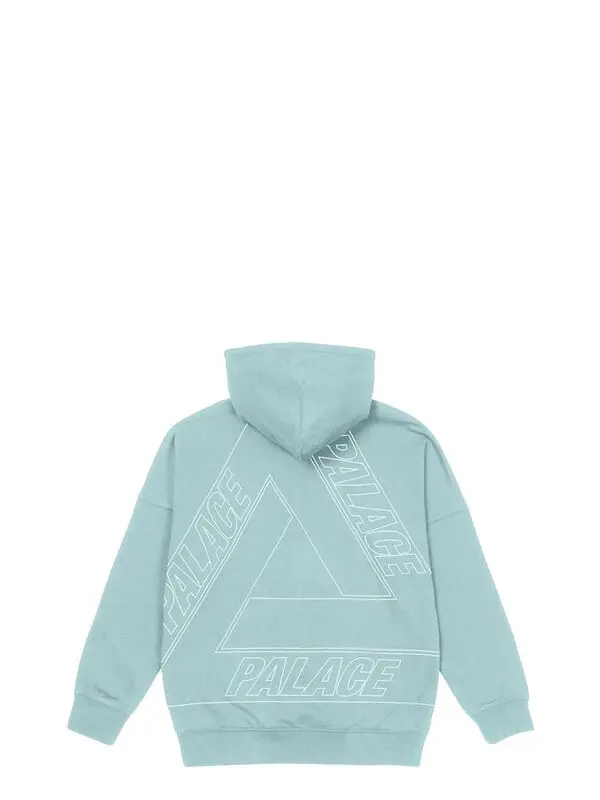 PALACE Jumbo Triferg Drop Shoulder Hood - Green