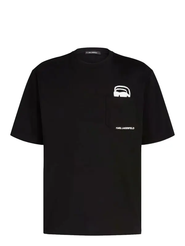 Karl Lagerfeld Ikon Relaxed T-shirt - Black