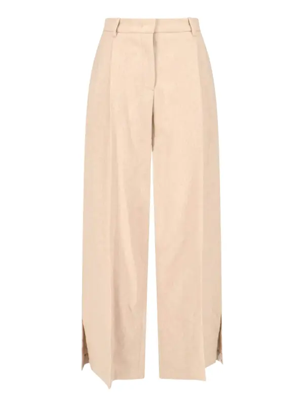 THE GARMENT Side Slit Trousers - Neutrals