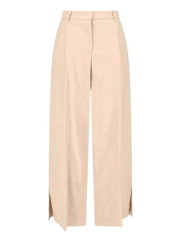 THE GARMENT Side Slit Trousers - Neutrals