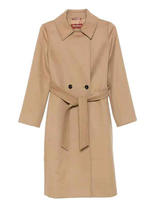 Max Mara Virgin Wool Coat - Neutrals