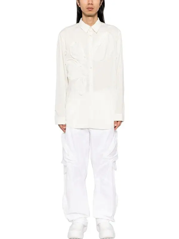 POST ARCHIVE FACTION Paneled-design Shirt - Neutrals