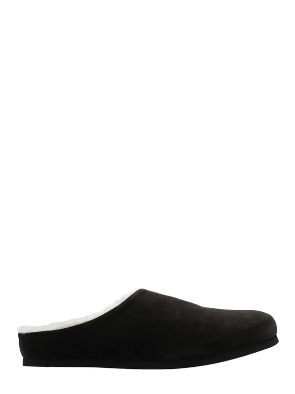 COMMON PROJECTS Shearling Clogs - Brown