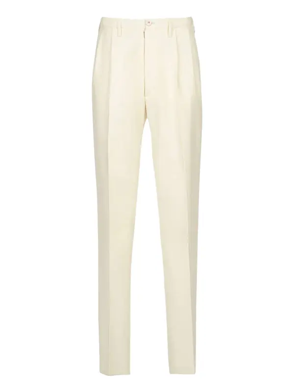 MAISON MARGIELA Pleated Trousers - Neutrals