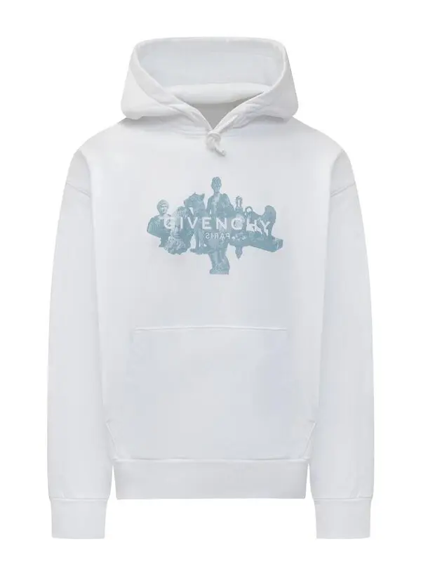 Givenchy Boxy Fit Hoodie - White