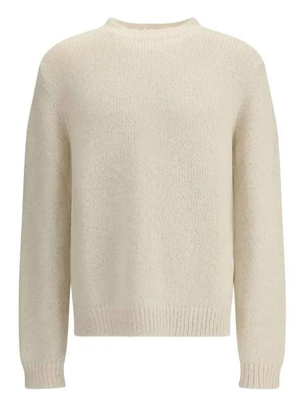 JIL SANDER Alpaca Sweater - White