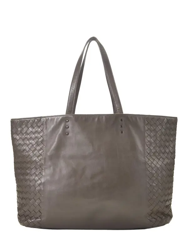 Bottega Veneta Intrecciato Tote - Grey