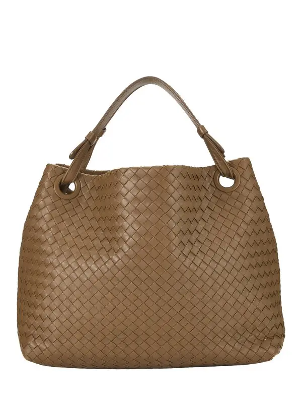 Bottega Veneta Intrecciato Garda Tote - Brown