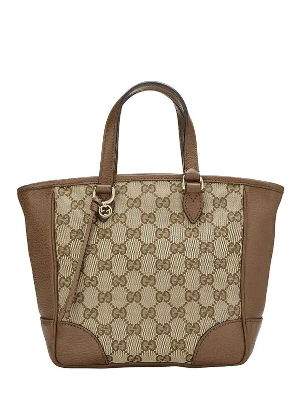 Gucci Original Gg Bree Top Handle Tote - Brown