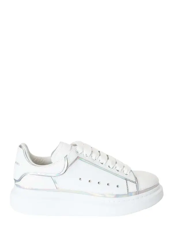 Alexander McQueen Oversized Trimin Sneakers - White/silver Hologram