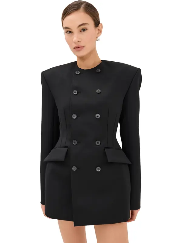 Wardrobe.NYC Rhw Blazer Dress - Black