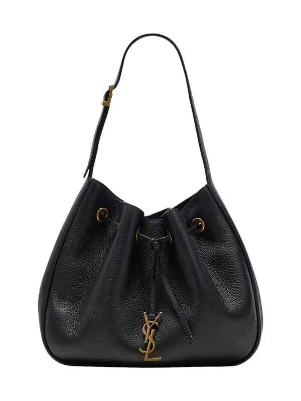 Saint Laurent Paris Vii Small Hobo Bag - Nero