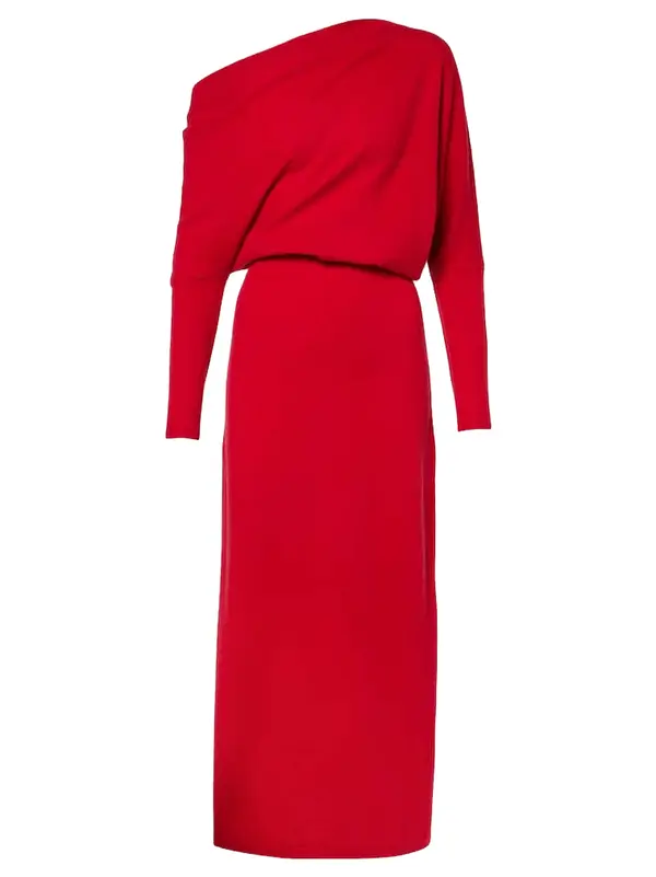 Altuzarra Kasos Cashmere Maxi Dress - Red