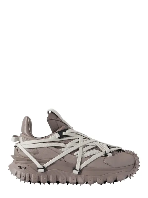 Rick Owens Moncler Trailgrip Megalace Sneakers - Brown