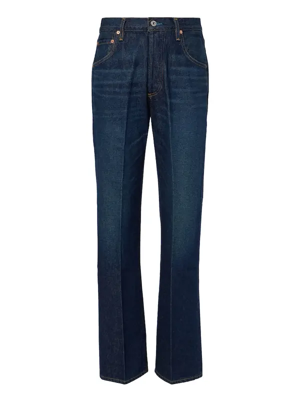 Citizens Of Humanity Baretta High-rise Straight Jeans - Blue