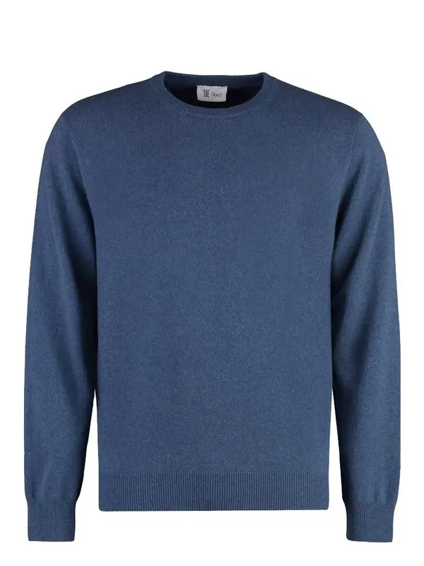 THE (ALPHABET) Wool And Cashmere Sweater - Blue