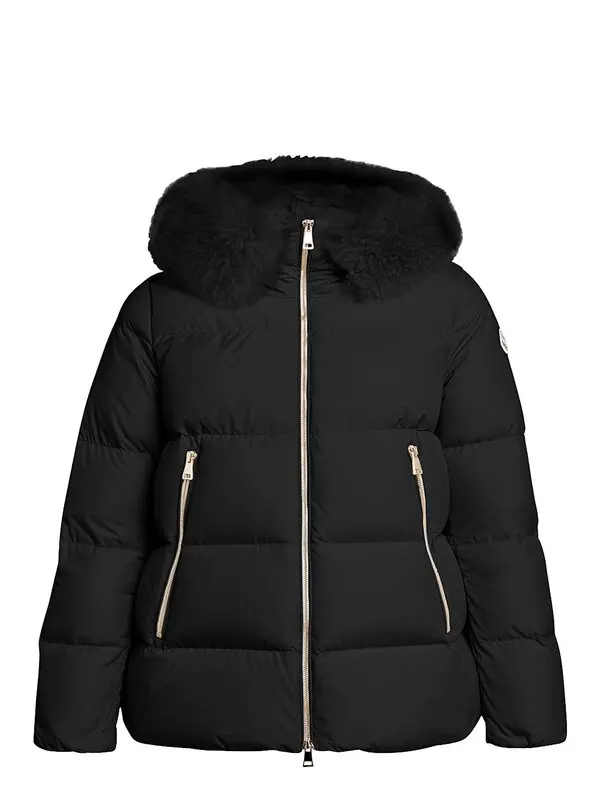 Moncler Laiche Short Puffer Jacket - Black