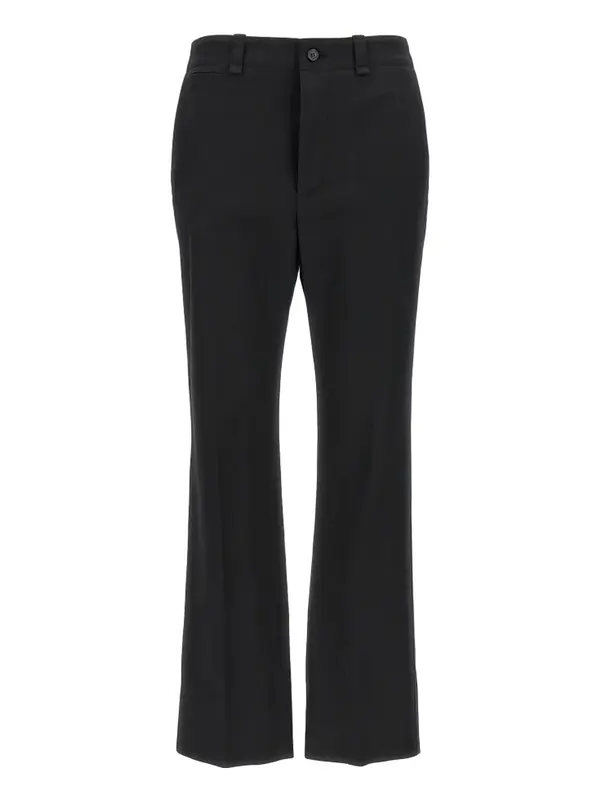 Saint Laurent Cotton Pants - Black