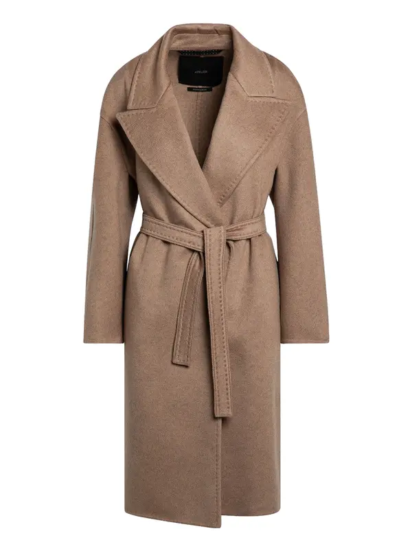 Max Mara Deconstructed Cashmere Coat - Beige