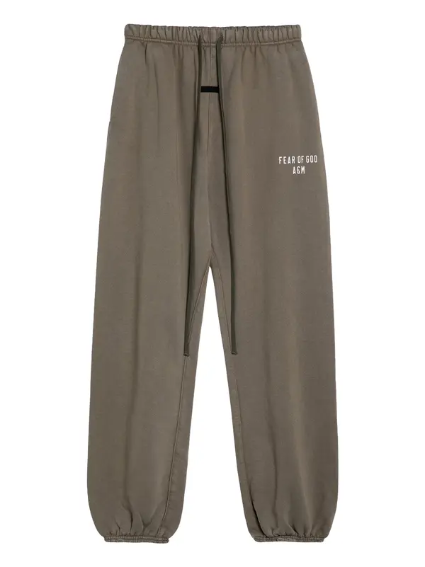 Fear Of God Logo Jogging Trousers - Green