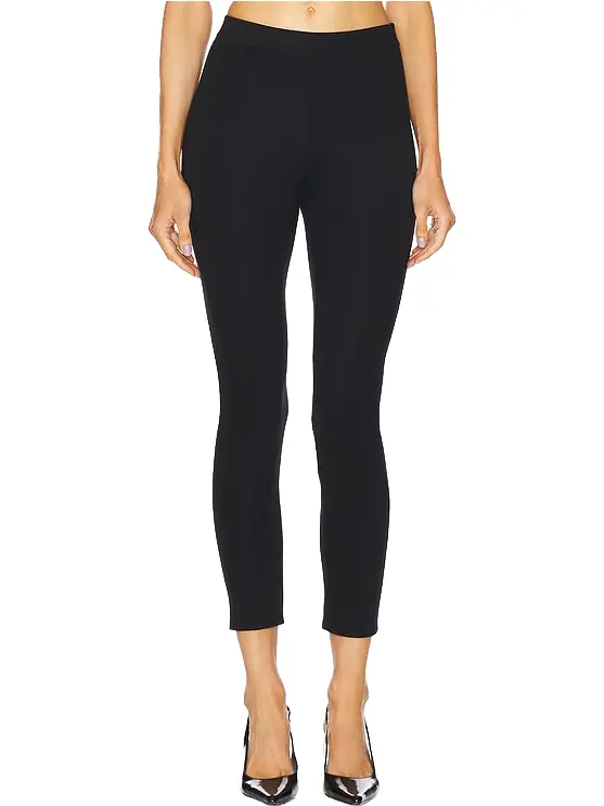 Theory High Waisted Ponte Pants - Black