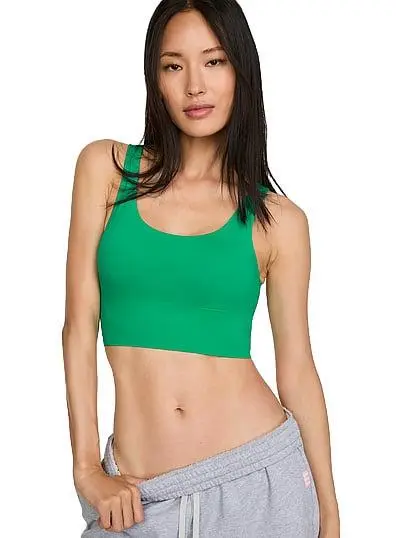 Victoria's Secret Vsx Elevate™ Seamless-comfort Sports Bra - Green