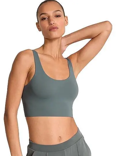 Victoria's Secret Vsx Elevate™ Seamless-comfort Sports Bra - Grey