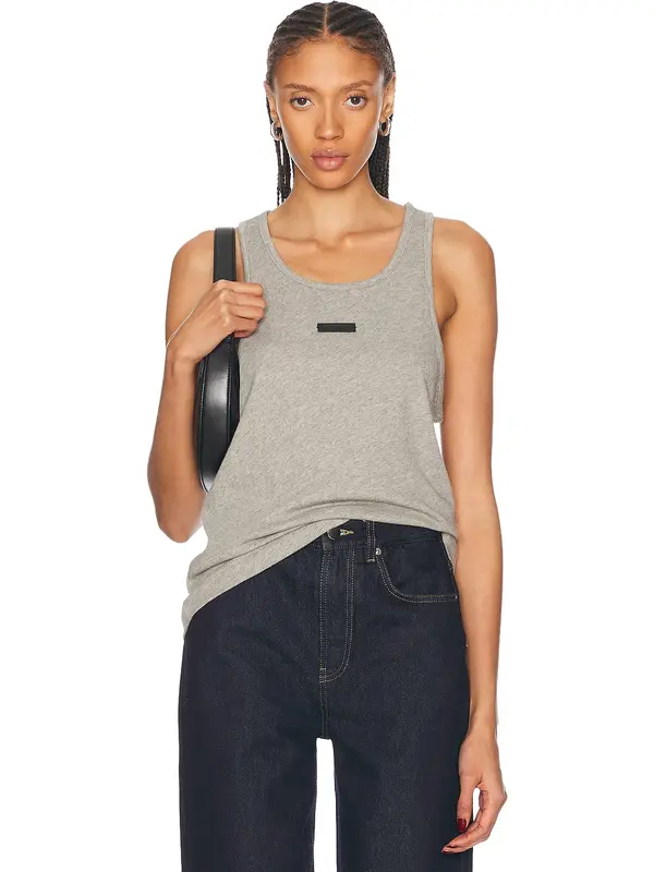 Fear Of God Tank Top - Dark Heather