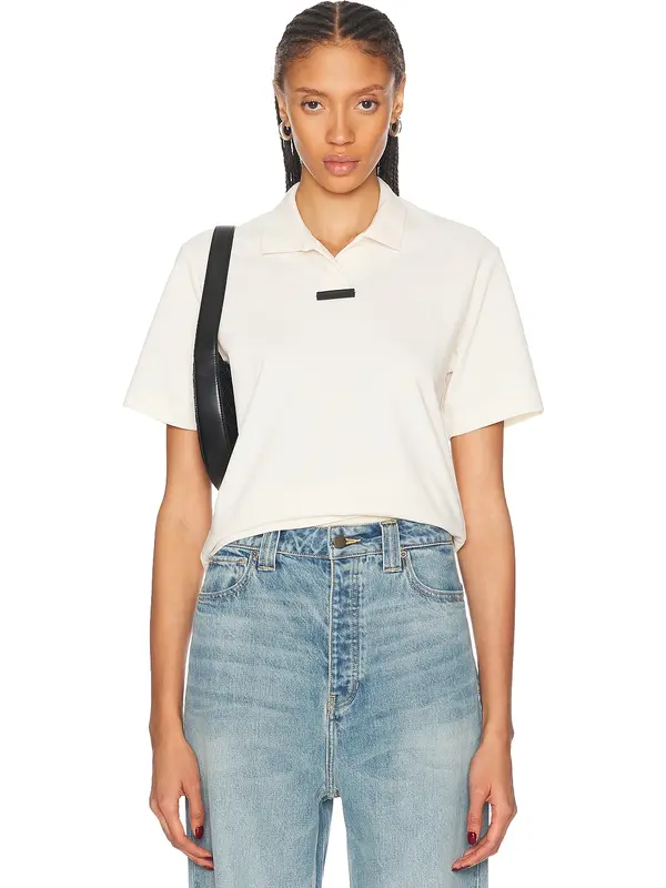 Fear Of God Short Sleeve Polo Top - Shell