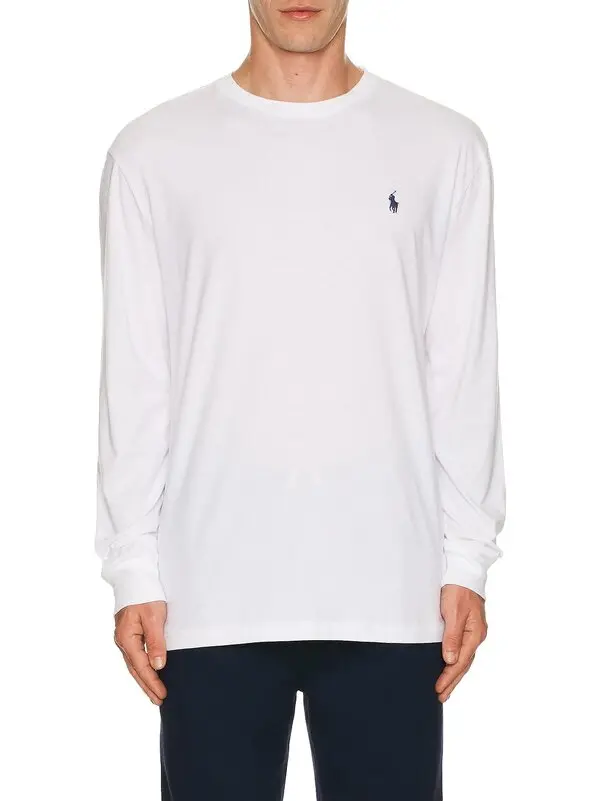 Polo Ralph Lauren Classic Long Sleeve Tee - White