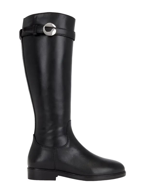 Coperni Cavalier Flat Boots - Black