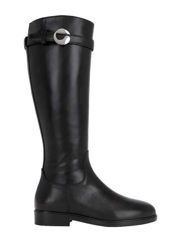 Coperni Cavalier Flat Boots - Black