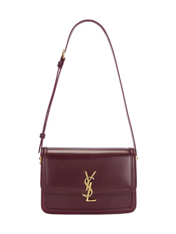 Saint Laurent Medium Solferino Bag - Hot Wine