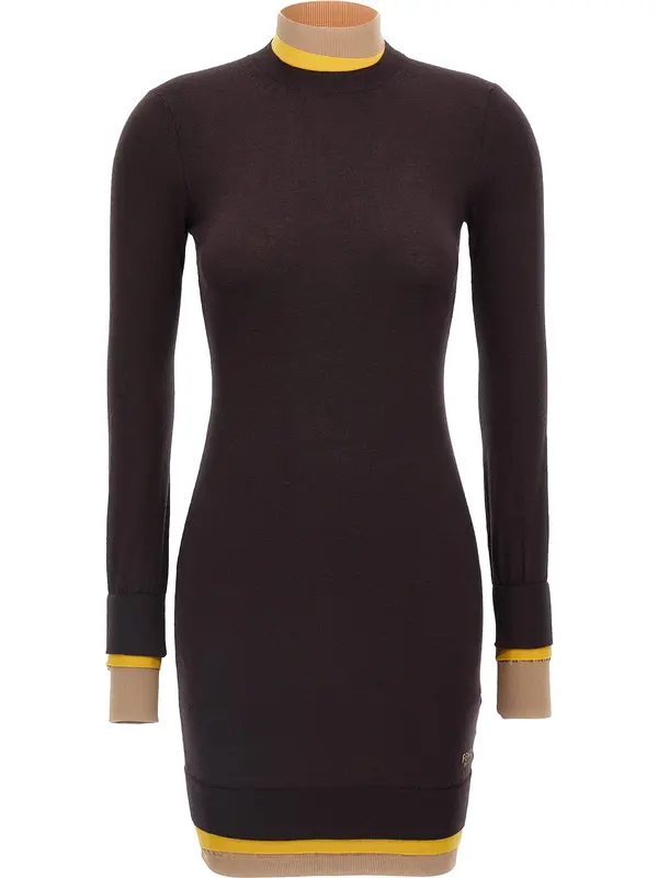 Fendi Layering Dress - Purple