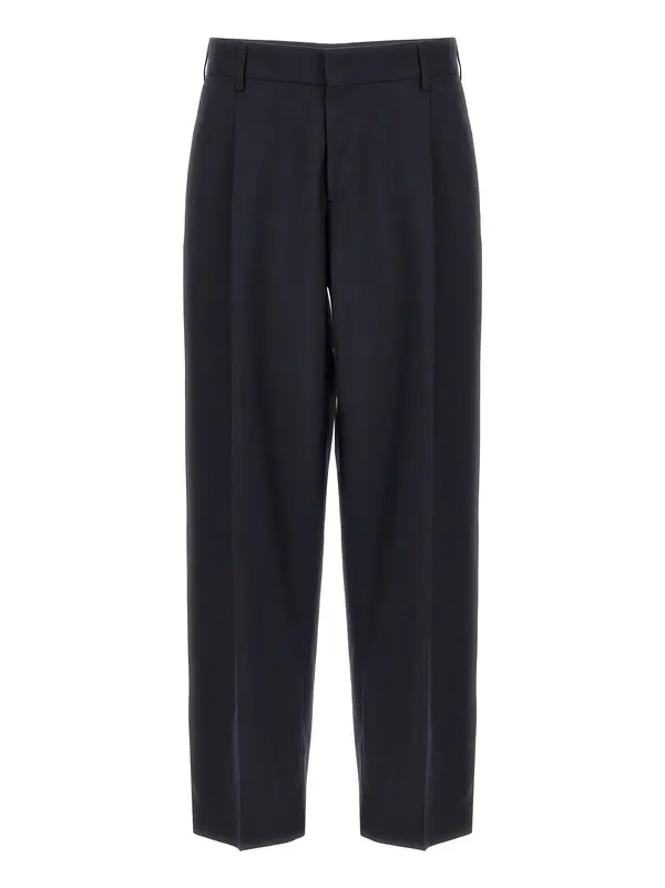 CELLAR DOOR Front Pleat Trousers - Blue