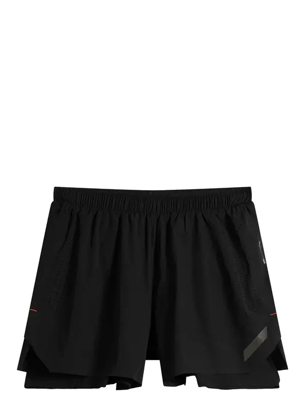 SOAR Dual Run Shorts - Black