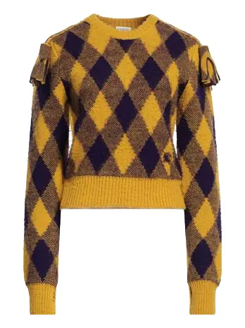 Burberry Geometric Print Wool Sweater - Yellow