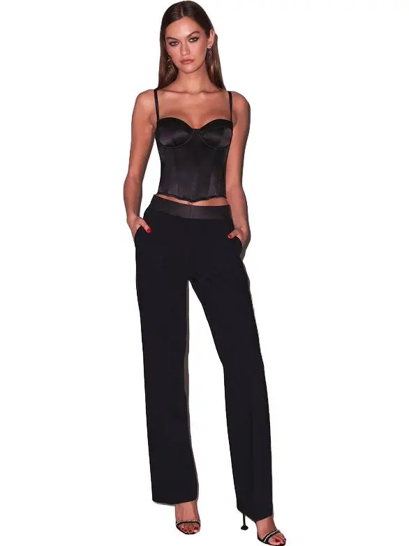 FLEUR DU MAL Tuxedo Pant - Black