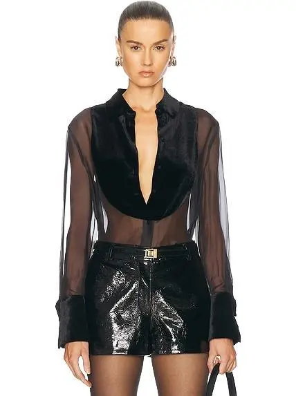 Retrofete Liana Blouse - Black