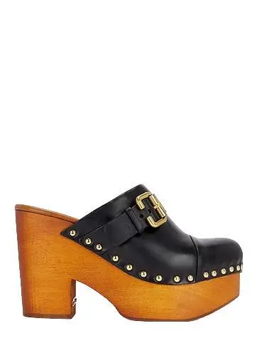 Chloé Jeanette Clog Sandal - Black