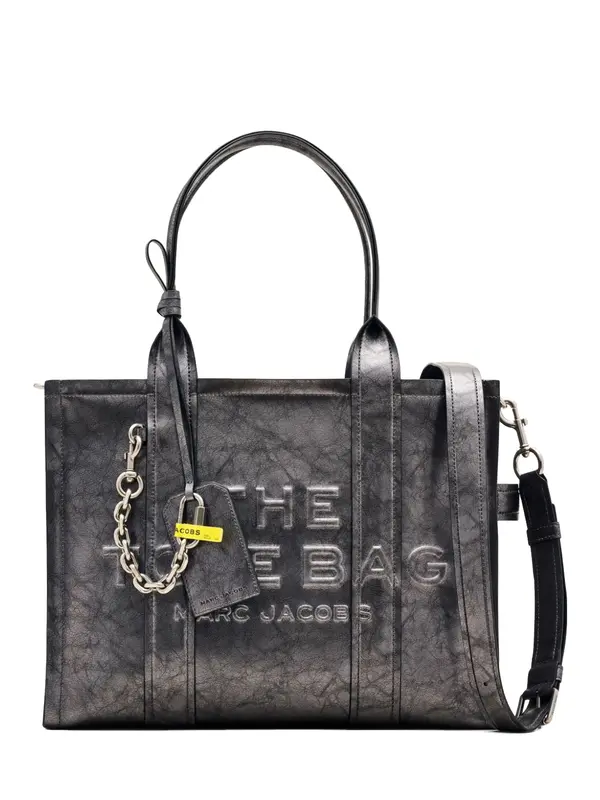 Marc Jacobs Metallic Tote Bag - Black