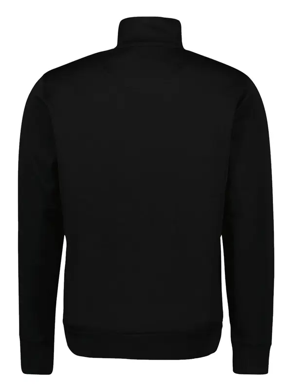 Orlebar Brown Half-zip Funnel-neck Sweater - Black