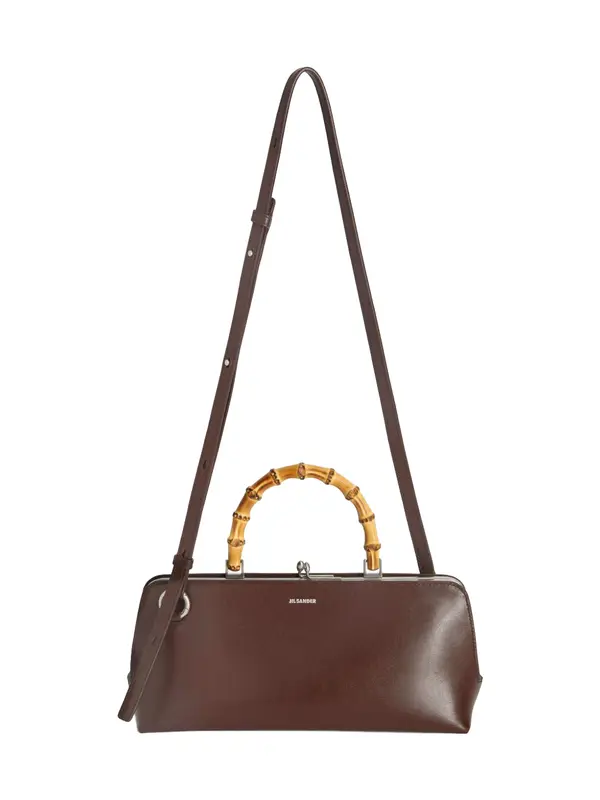 JIL SANDER Small Goji Shoulder Bag - Brown