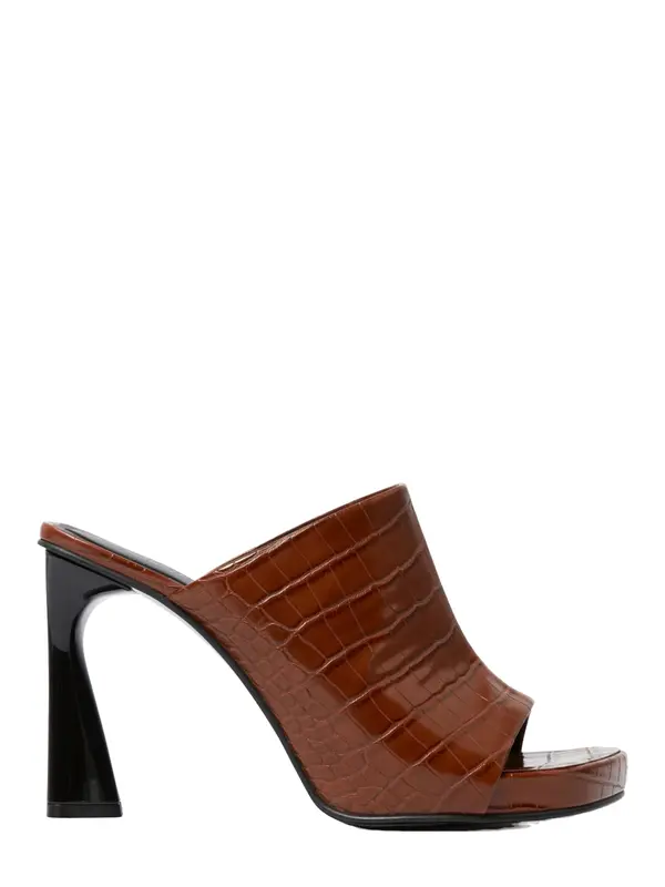 Stella McCartney Elsa Cocco Mules - Brown
