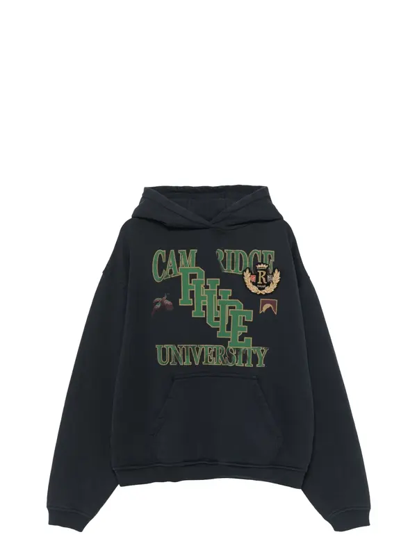 Rhude University Hoodie - Black