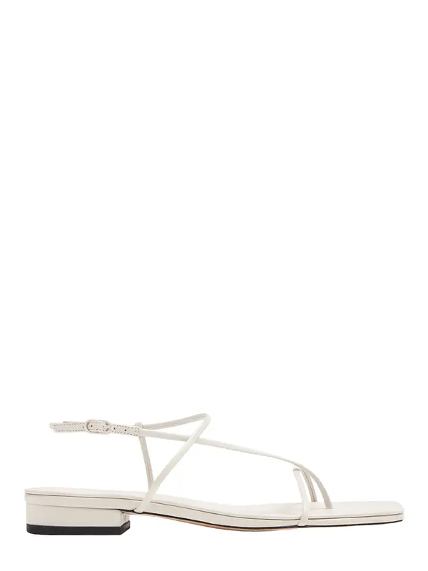 Studio Amelia Cross Front Sandals - Neutrals