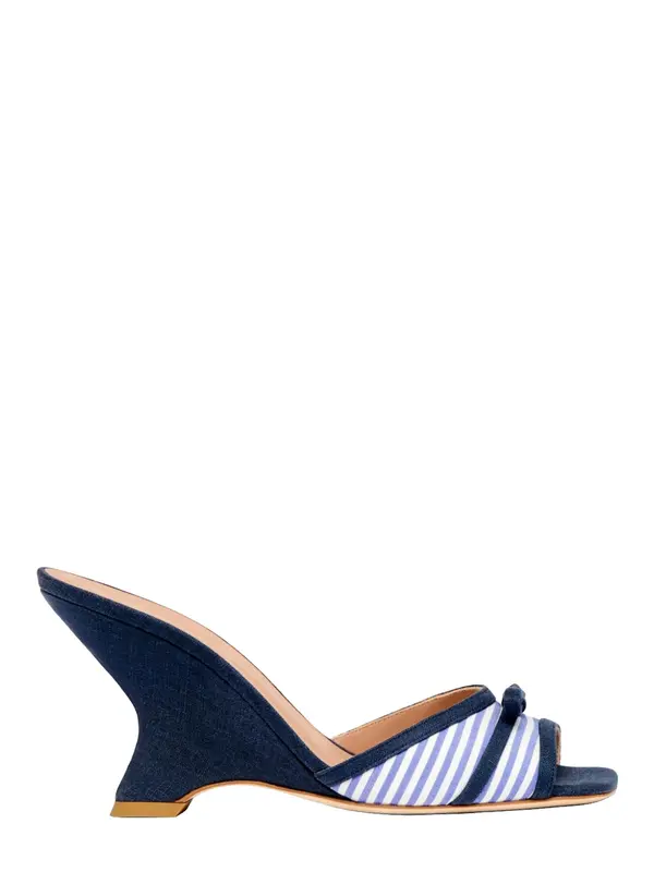 MALONE SOULIERS 85mm Isla Sandals - Blue