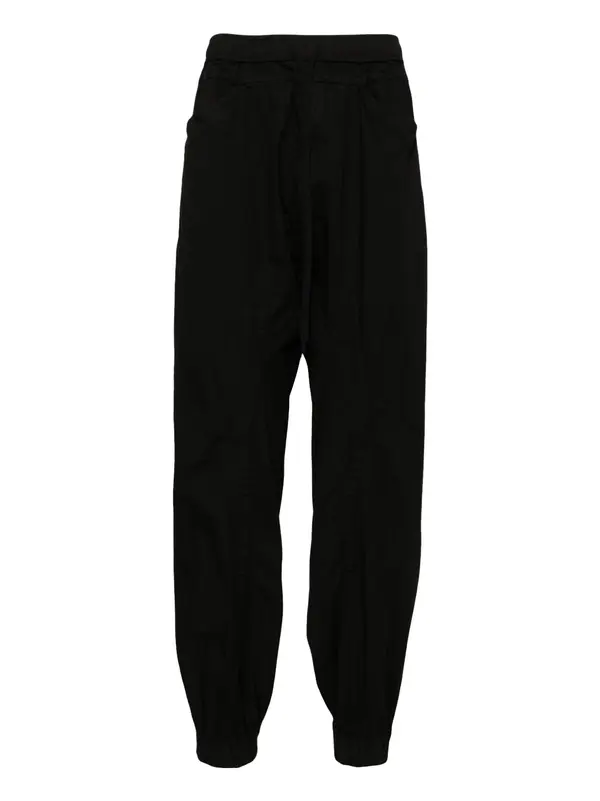 JULIUS Panelled Trousers - Black